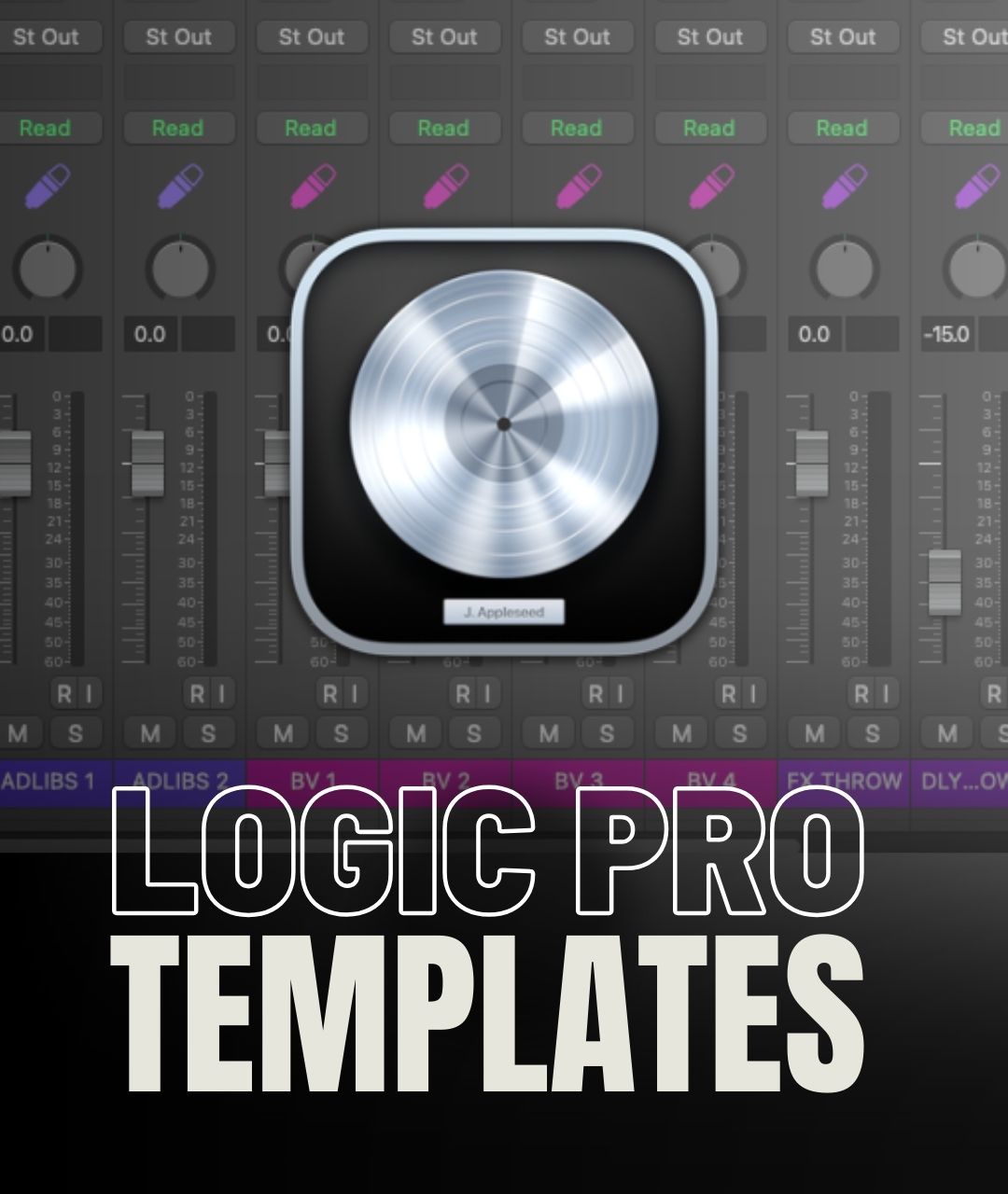 Recording and mixing templates for Logic Pro | Prosonic – Prosonic Store